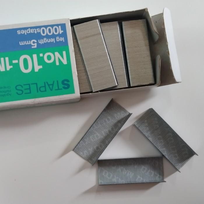 Jual Isi Staples Max No.10-1M Original Harga Per Box Isi 20 Pack Kecil ...