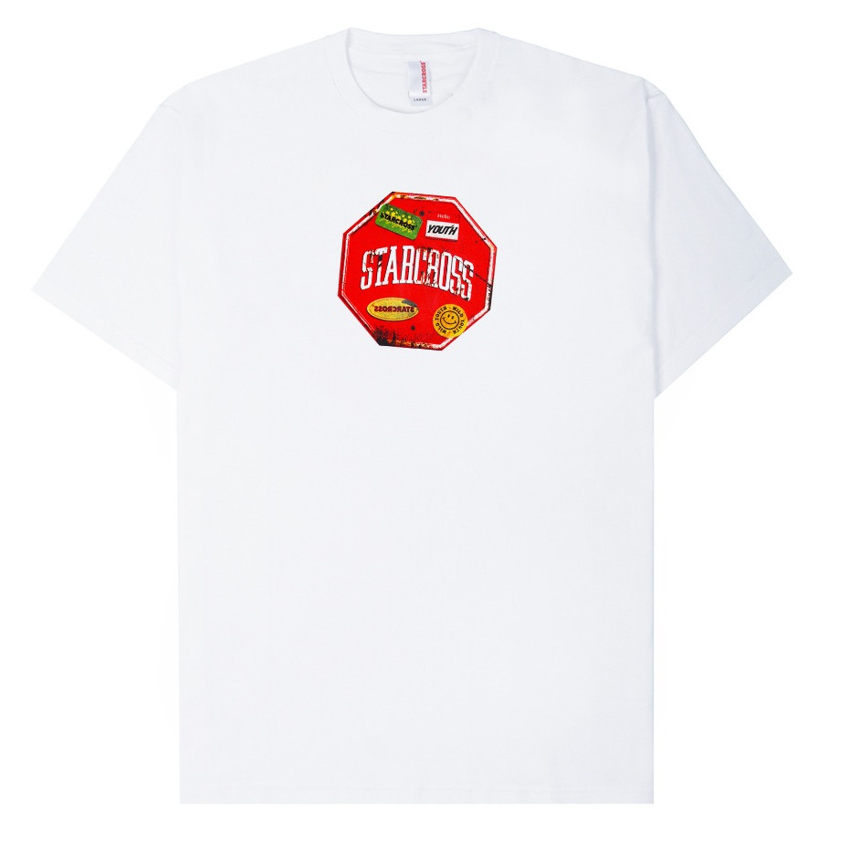 Jual STARCROSS Kaos Pria - SIGN SLAP 2 - White | Shopee Indonesia