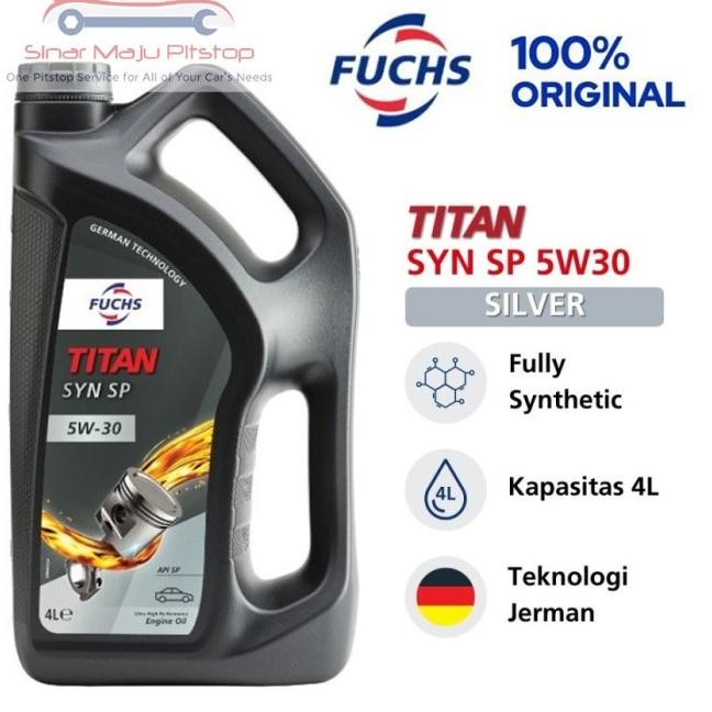 Jual Fuchs Titan Syn Sp Sae 5W-30 Api Sp Ilsac Gf-6A - Oli Mesin Mobil Bensin Fully Synthetic 4 ...