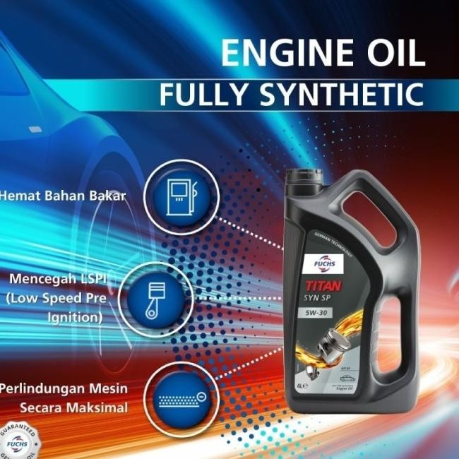 Jual Pelumas Oli Mesin Mobil Ern & Turbo - Fuchs Titan Syn Sp Sae 5W-30 ...