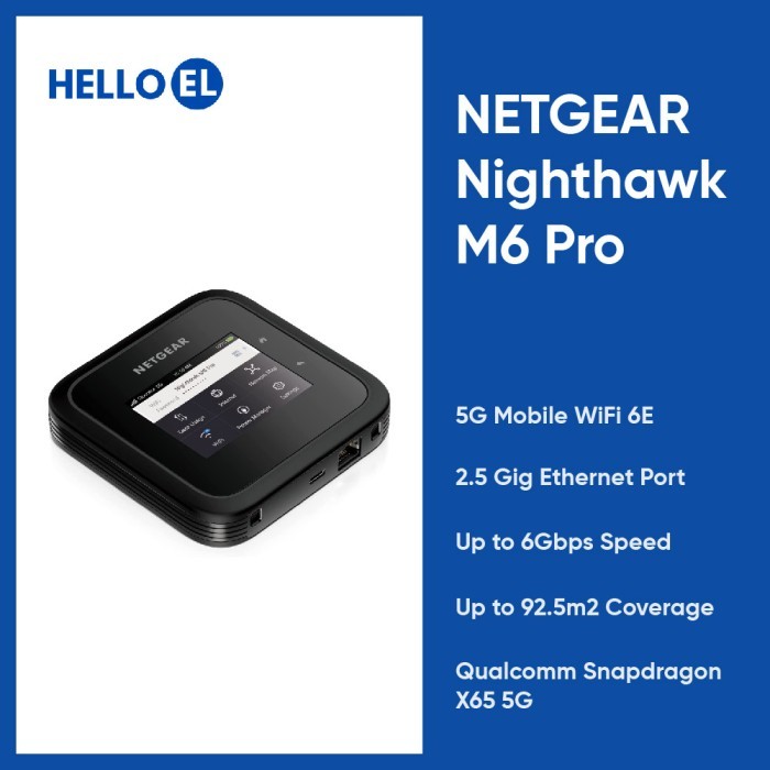 Jual Netgear Nighthawk M6 Pro 5G MR6450 WiFi 6E Hotspot Modem Router ...