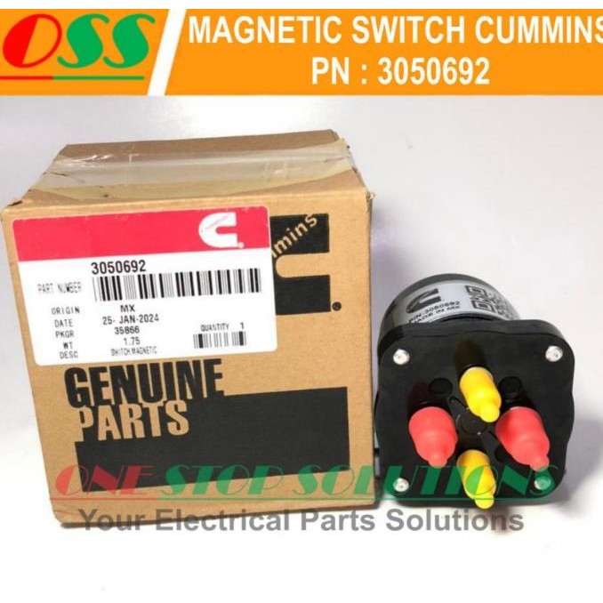 Jual Jual Magnetic Switch Cummins Pn 3050692 24V | Shopee Indonesia