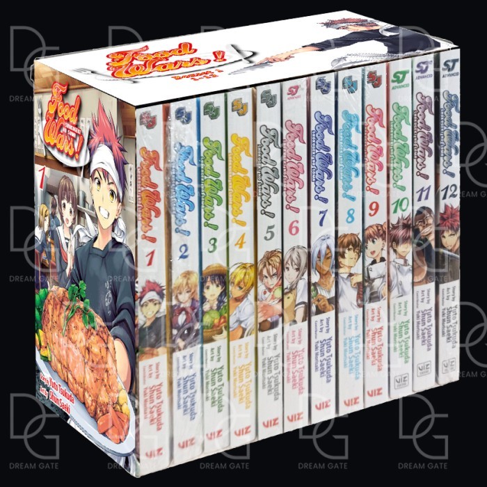 Jual Custom Boxset 1 Food Wars Manga - COLLECTOR'S EDITION | Shopee Indonesia