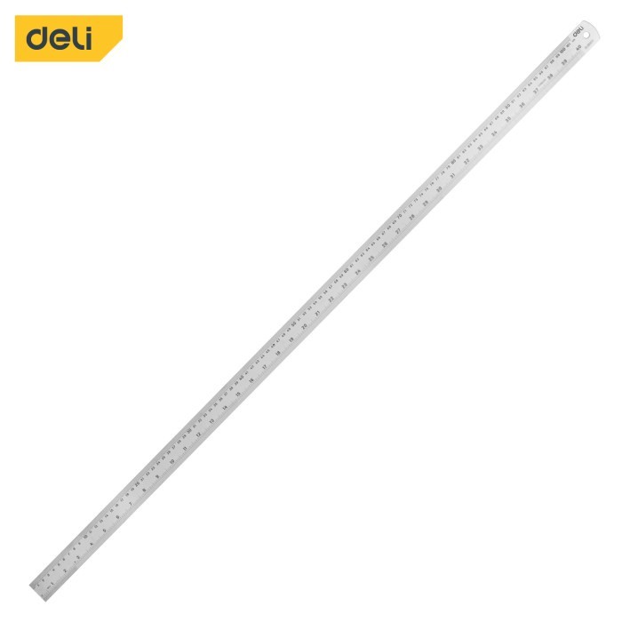Jual Deli Penggaris Besi 100 Cm / Steel Ruler Garisan 100 Cm EDL8100Y | Shopee Indonesia