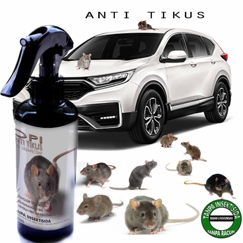 Jual 60ml sampai 500ml spray anti tikus mobil tanpa racun 9C40 | Shopee ...