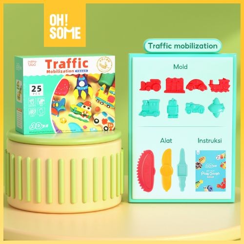 Jual OHSOME - Zhigao 12 color 3D color mud KK9009A- Traffic ...