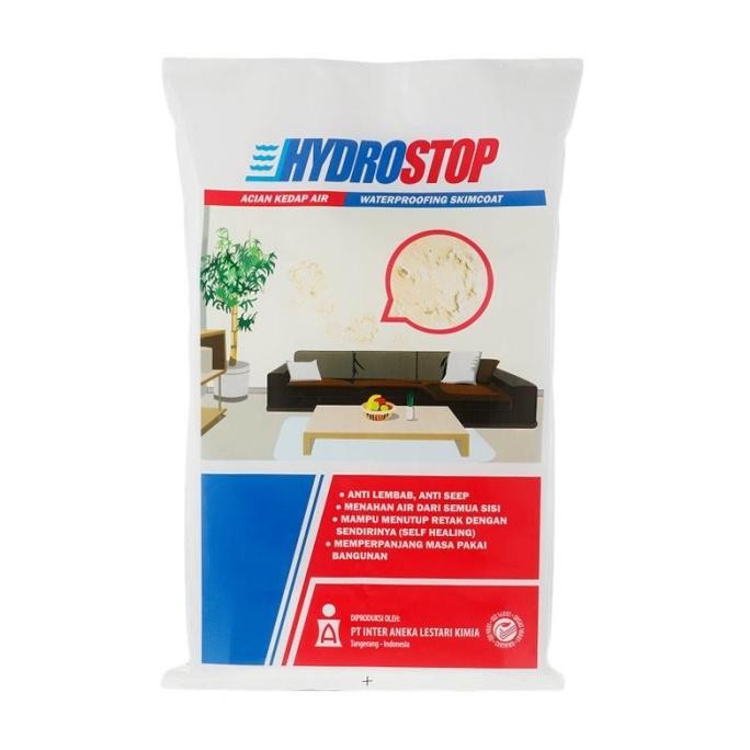Jual HYDROSTOP SEMEN ACIAN KEDAP AIR @20 Kg / PERBAIKI TEMBOK LEMBAB BASAH KLS | Shopee Indonesia