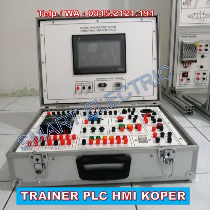 Jual NEW SALE!! PLC TRAINER KIT SYSTEM PLC OMRON DAN HMI OMRON | Shopee ...
