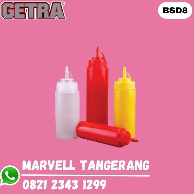 Jual GETRA BSD 8 SAUCE SQUEEZE DISPENSER / BOTOL TEMPAT SAOS KECAP ...
