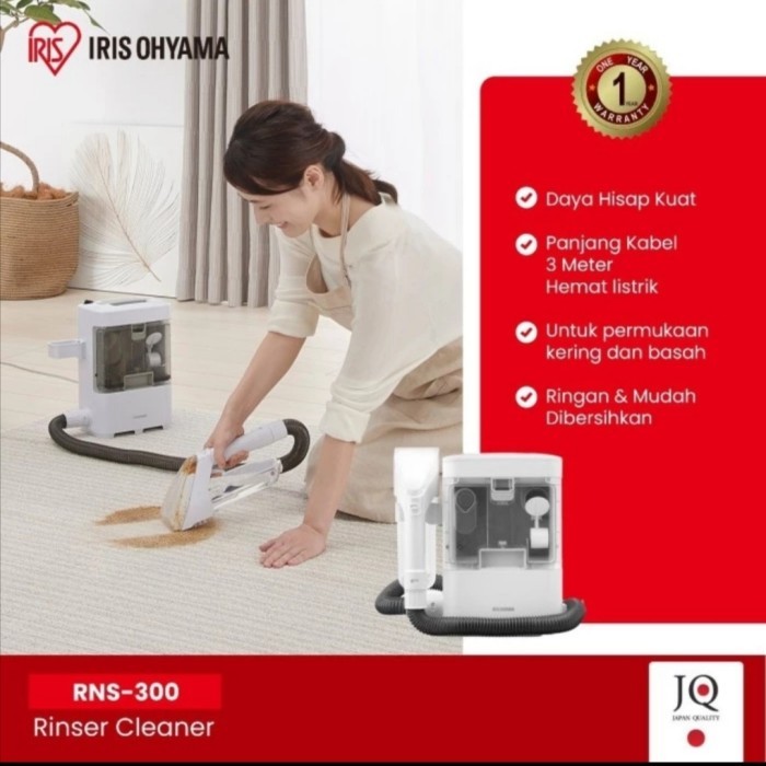 Jual cusss order] Vacuum Cleaner IRIS Ohyama RNS-300 Rinser Cleaner Wer & Dry For Bed | Shopee ...