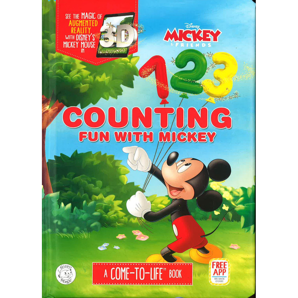 Jual Counting Fun With Mickey: A Come-To-Life Book | Shopee Indonesia