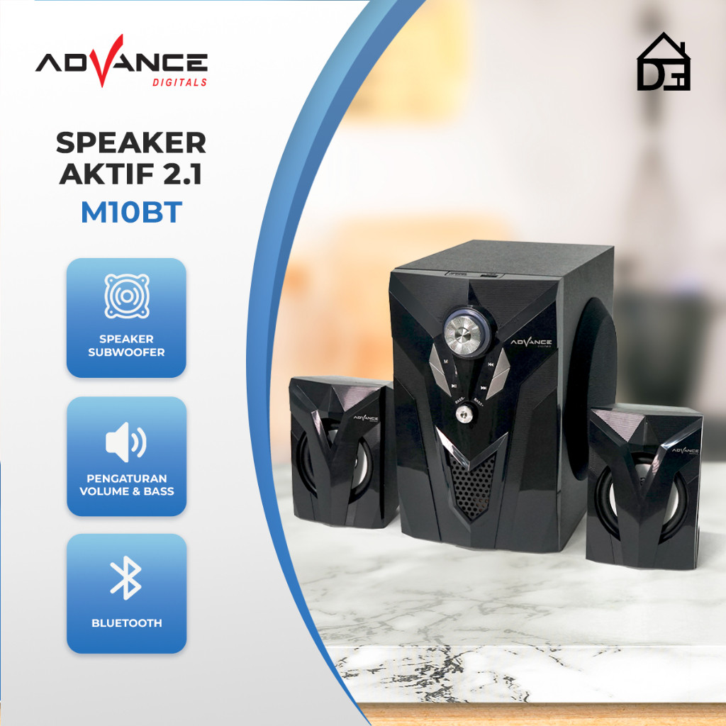 Jual ADVANCE M10BT Speaker Stereo Bluetooth Xtra Bass Subwoofer | Shopee Indonesia