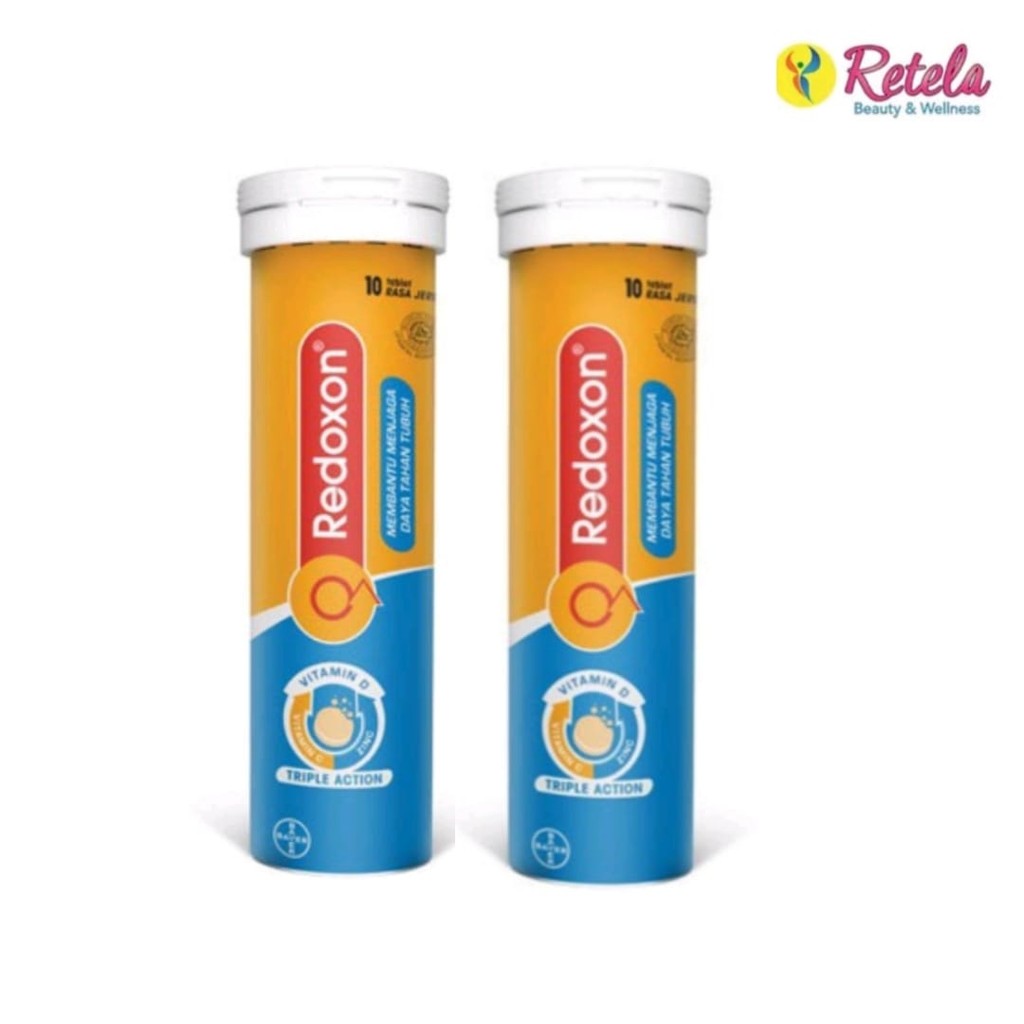 Jual Redoxon Triple Action Effervescent Twinpack Isi 20 Tablet ...