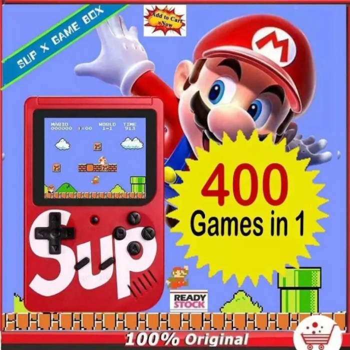 Jual SUP Game Box PLUS Gameboy 400 Retro FC Games Player Gamebot ...
