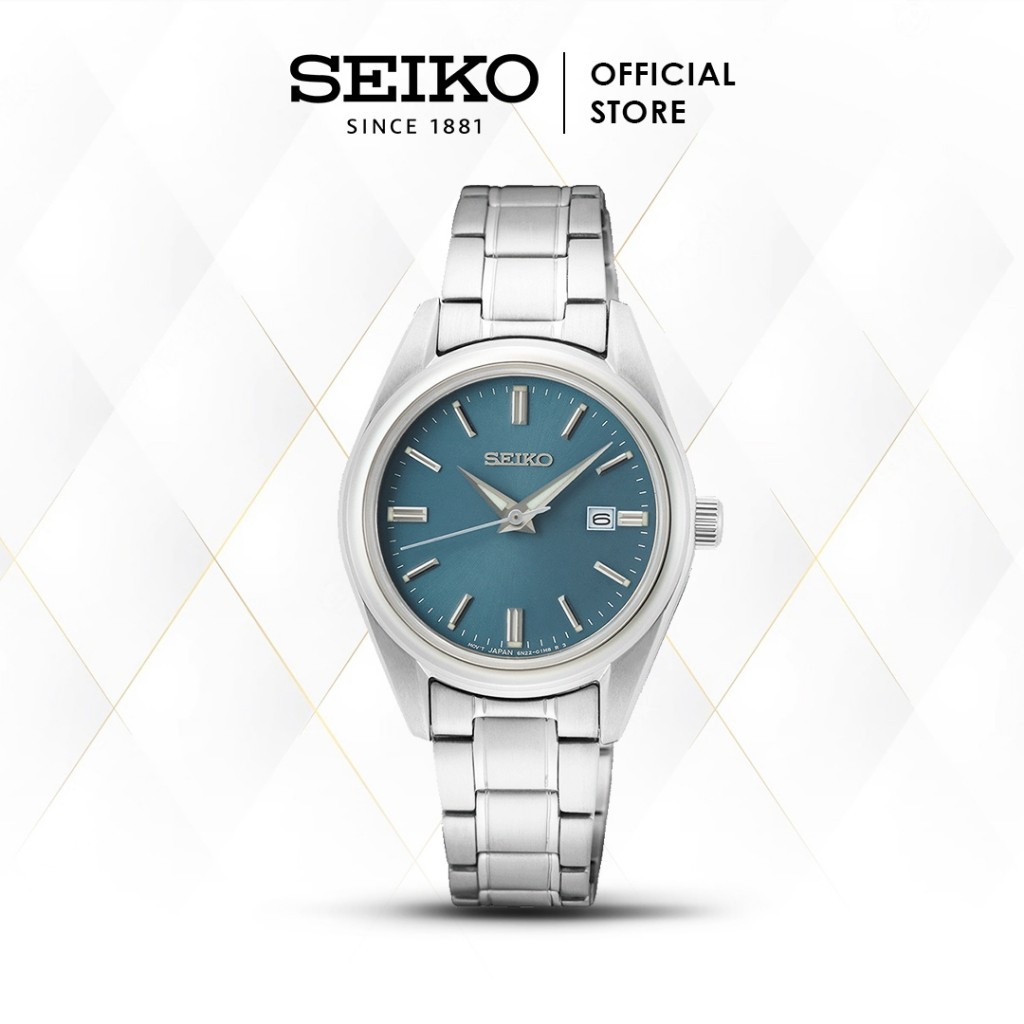 Jual Jam Tangan Wanita Seiko SUR531P1 SUR531 Blue Sapphire Quartz ...