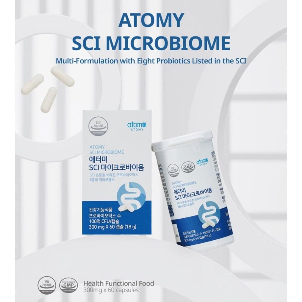 Jual SCI Microbiome Sehat Usus Mengandung 10 jt CFU & 8 Probiotik Atomy | Shopee Indonesia