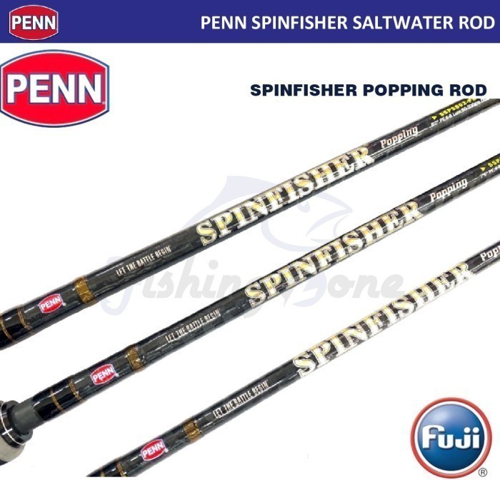 Jual Penn SPINFISHER POPPING Spinning Rod 702 762 802 - Joran FUJI ...