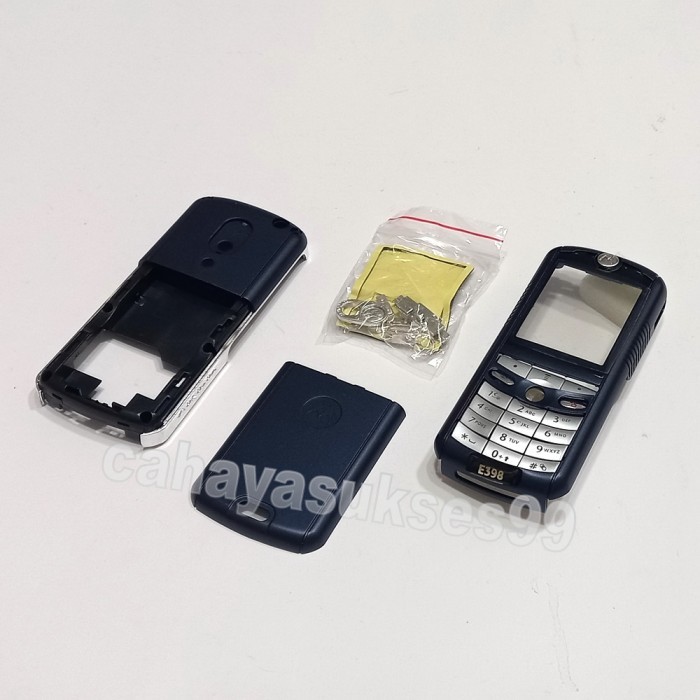Jual CASING MOTOROLA E398 BIRU HOUSING HANDPHONE KEYPAD CASE COVER HP ...