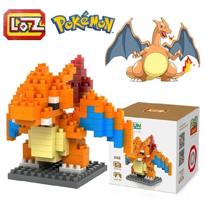 Jual Nano Block Lego Block Charizard Figure Pokemon Pokeball Baju Bayi ...