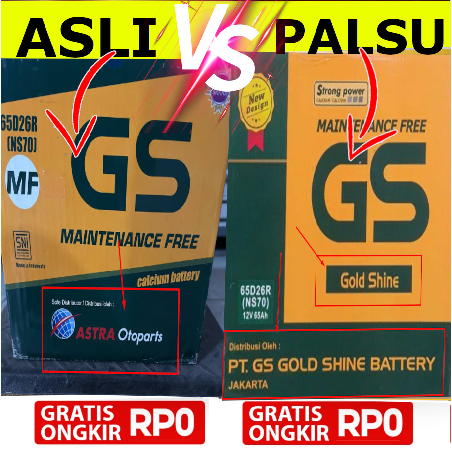 Jual Aki Mitsubisahi Bus BM155L ORIGINAL NS70 / 65D26R Asli 100% ...