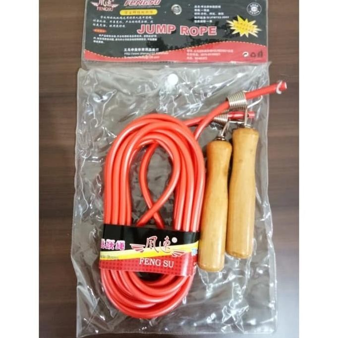 Jual Skiping kayu jump rope /lompat tali kayu SM8 | Shopee Indonesia