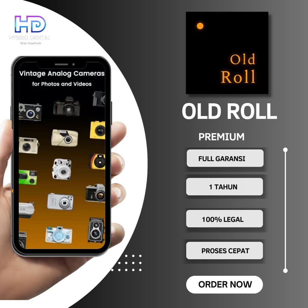 Jual Aplikasi Camera Old Roll Prem Selamanya (IOS & Android) | Shopee ...