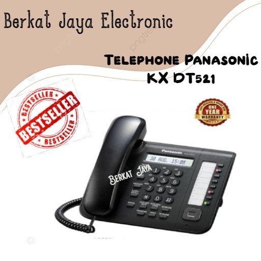 Jual Telepon Panasonic Kx-Dt 521 ( Black ) | Shopee Indonesia