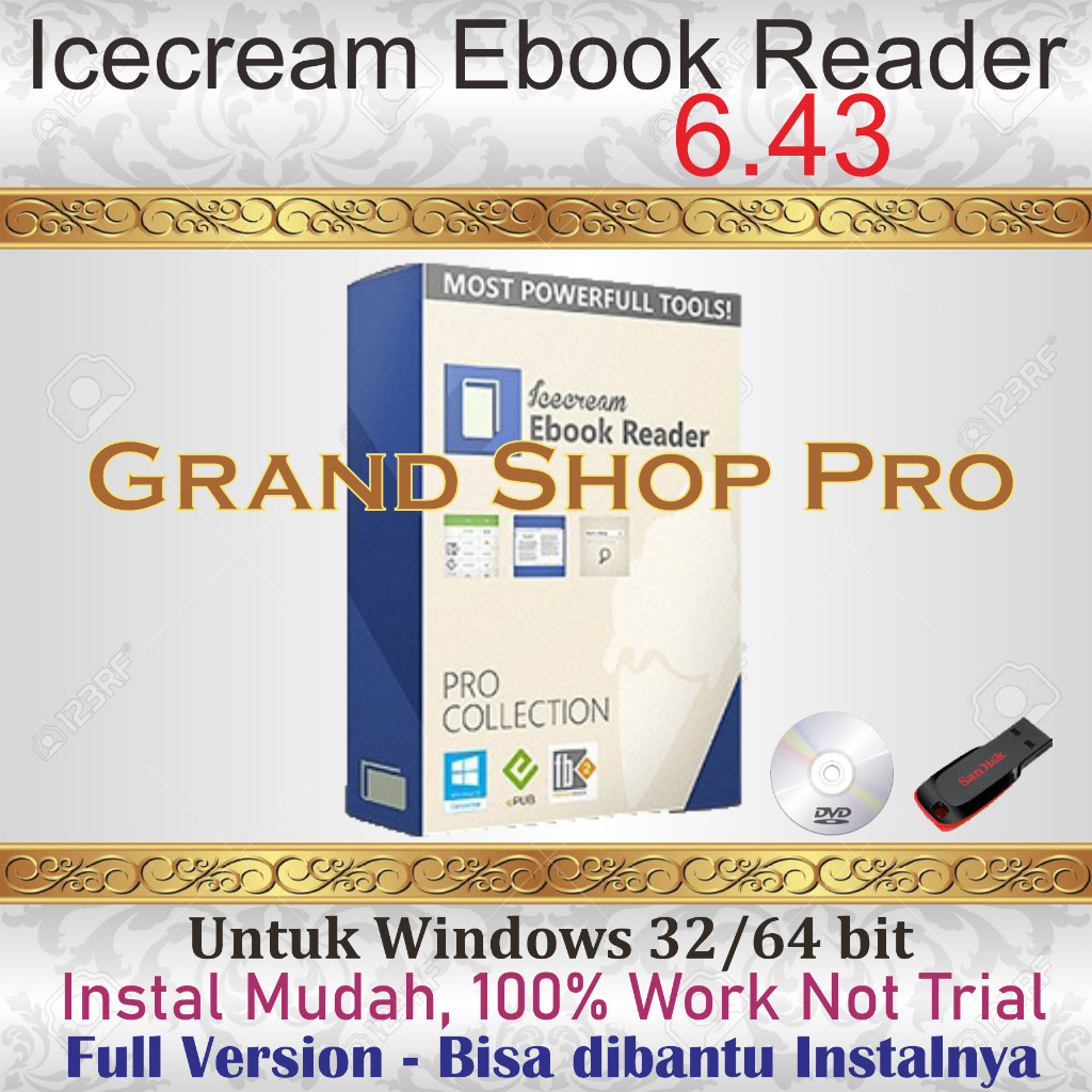 Jual Icecream Ebook Reader 6.52 (Full Version, Not Trial) | Shopee Indonesia