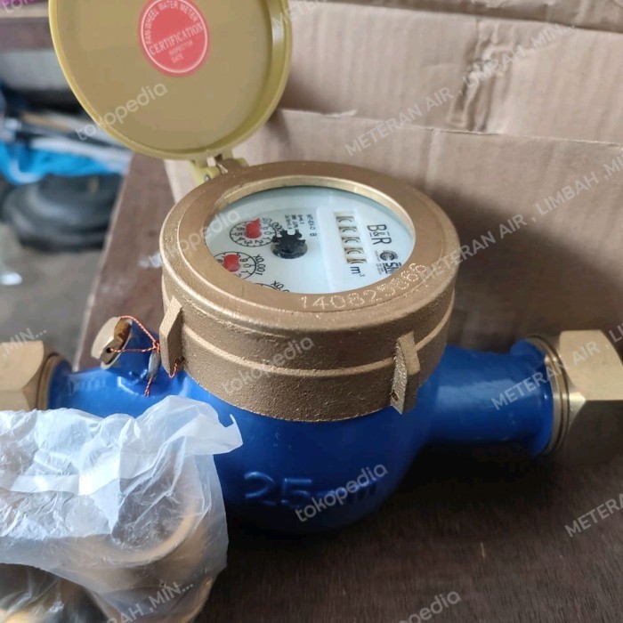 Jual newgan!! Water Meter B&R ( BR ) 1 Inch SNI ORIGINAL DN 25 mm ...