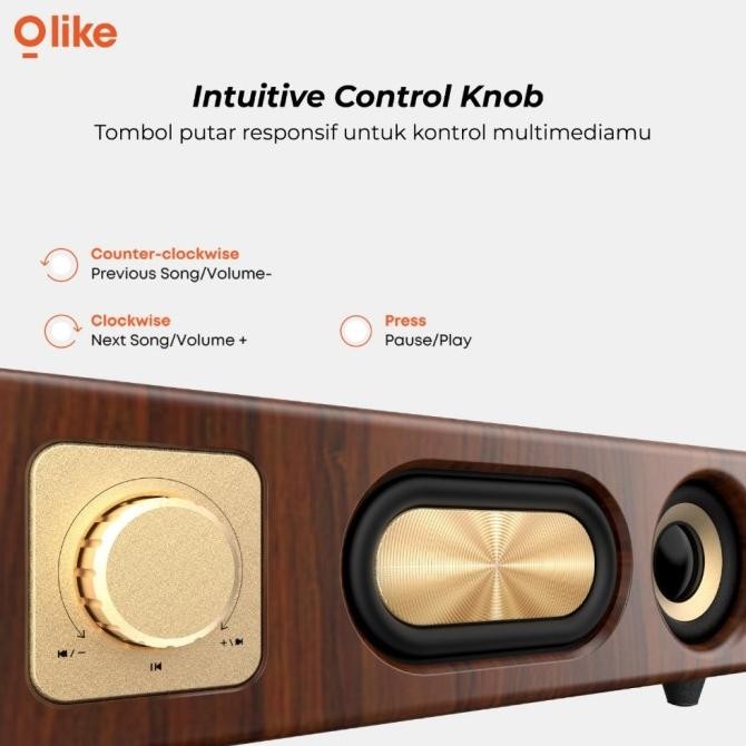 Jual OLIKE S4H SPEAKER BLUETOOTH 5.3 SOUNDBAR MINI HOME THEATER DEEP ...