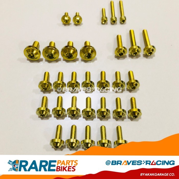 Jual Jual!!! Titanium Bolt Body Cover Set For Nsr Sp - Baut Titanium ...