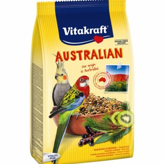 Jual VITAKRAFT MENU AUSTRALIAN PARROT MIX / MAKANAN BURUNG PARKIT ...