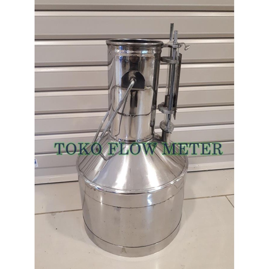 Jual Bejana Ukur Spbu Kapasitas 10 Liter Bahan Stainless Steel Original ...