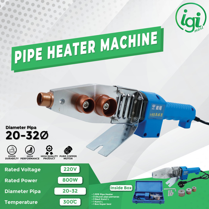 Jual kosnew@ MESIN LAS PEMANAS PIPA CETAK PPR PVC WELDING MACHINE TRAVO ...