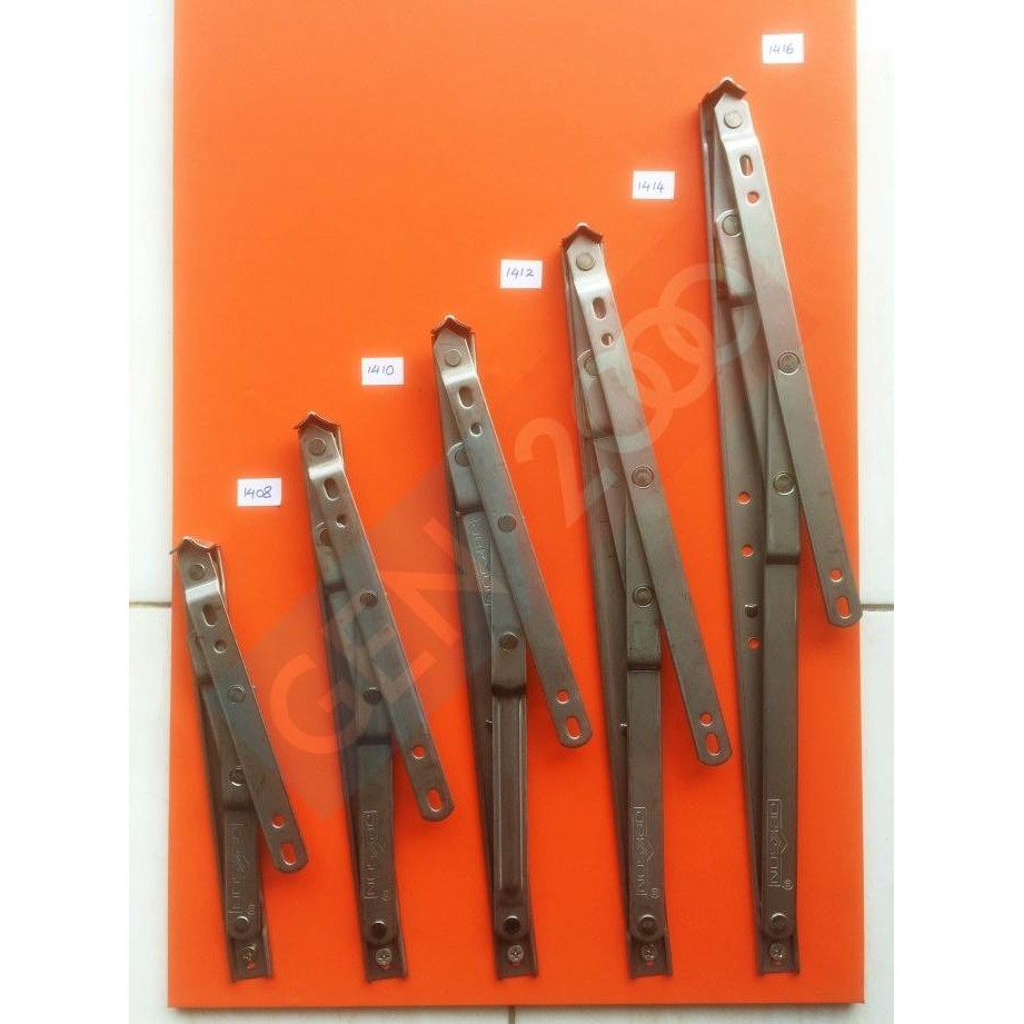 Jual [ Rd ] Engsel Jendela Casement 14" Friction Stay Dekkson Fs Ss 14 ...