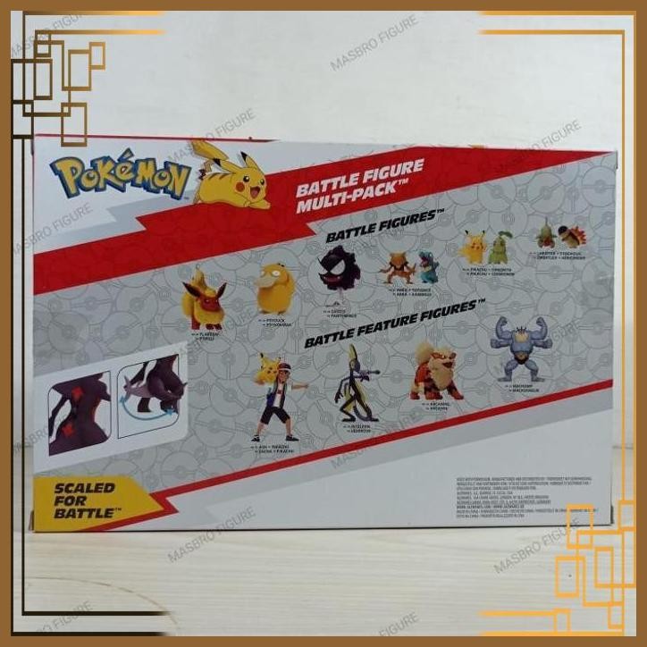 Jual [MBF] ACTION FIGURE JAZWARES POKEMON BATTLE FIGURE MULTI-PACK ...