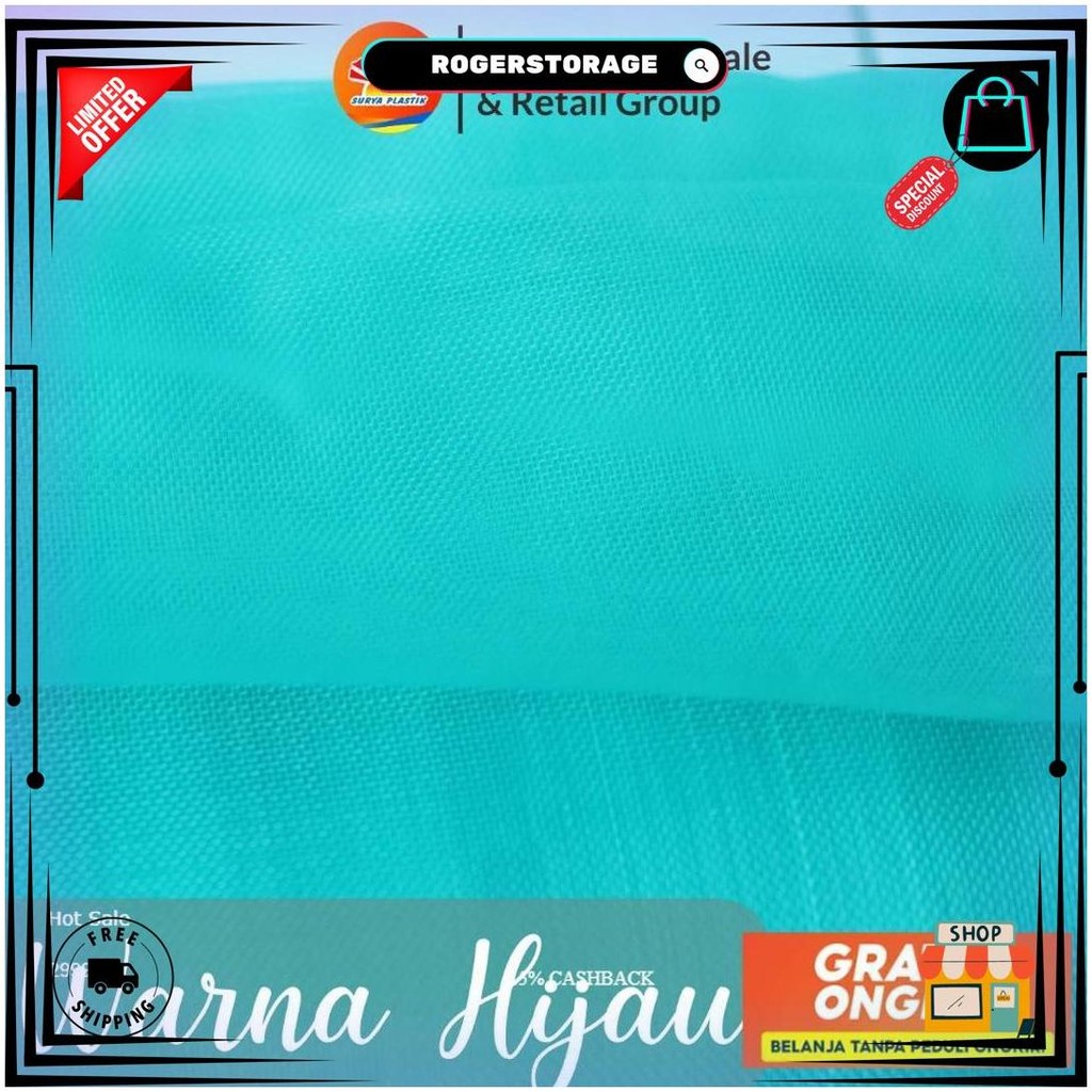 Jual Jaring Insect Net Kasa Bsf Lebar 2 Meter ( Putih & Hijau ) Tanpa ...