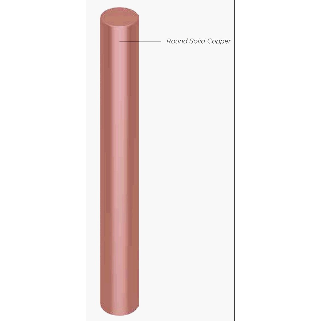 Jual Promo!! Copper Rod 3/8 Inch X 3 Meter (Ground Grounding 3M Mtr ...