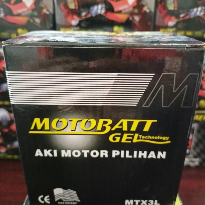 Jual Aki RX King/ Motobatt MTX3L Gel/ YB3L /Aki Satria S/ Aki Ninja 150 ...