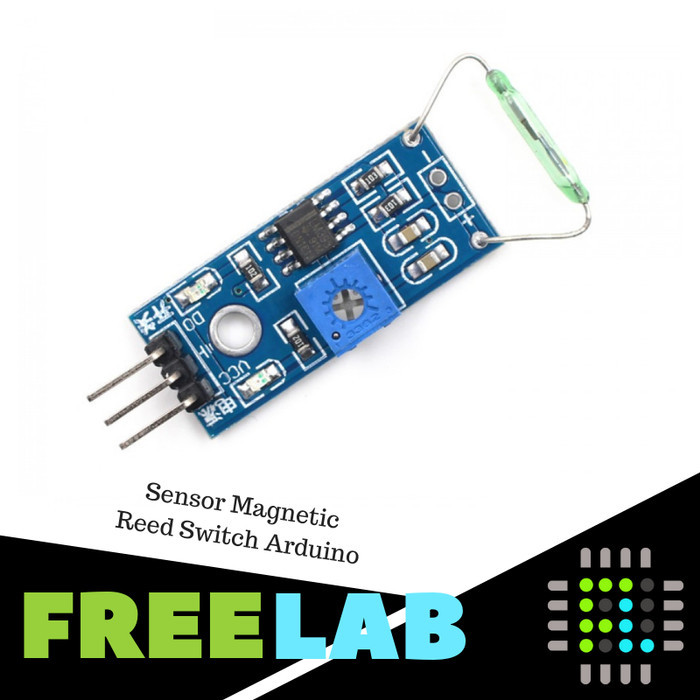 Jual Sensor Magnetic Reed Switch Magnetron Magnet Modul Arduino ...