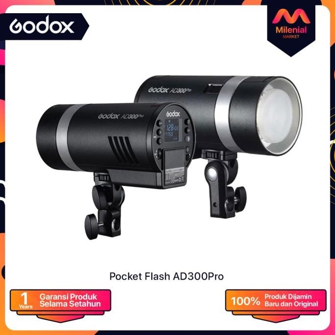 Jual Godox Ad300 Pro Godox Ad 300 Pro Godox Ad300pro 300W portable ...