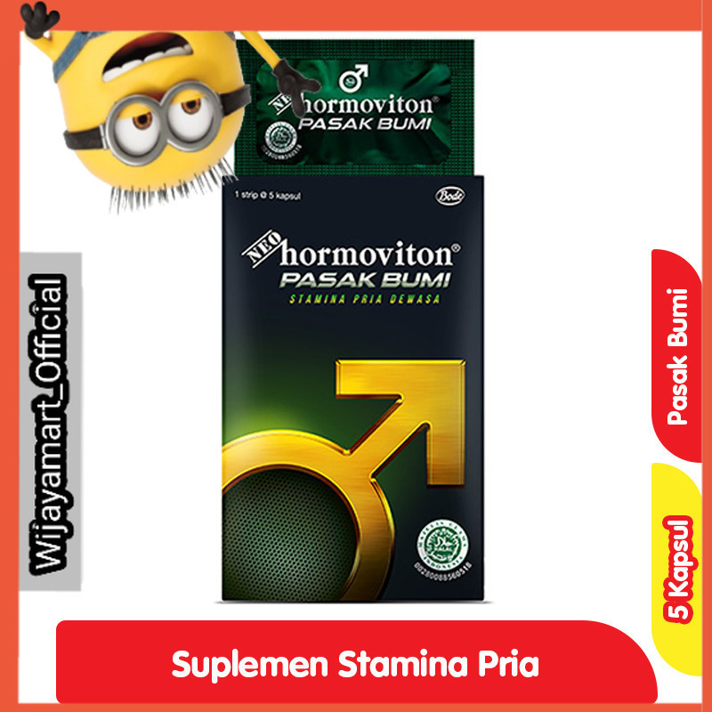 Jual Neo Hormoviton Pasak Bumi Suplemen Stamina Pria 5 Kapsul | Shopee ...