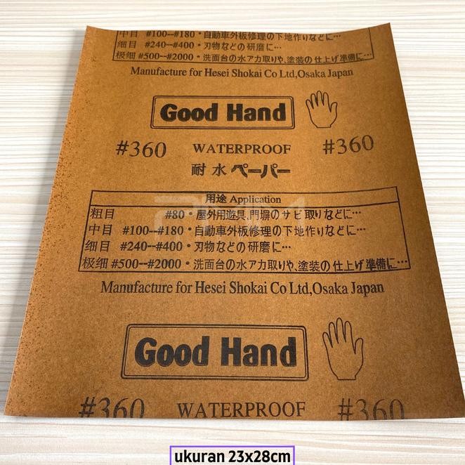 Jual Amplas Good Hand 360 | Sanding Paper Kertas Lembaran Pasir ...