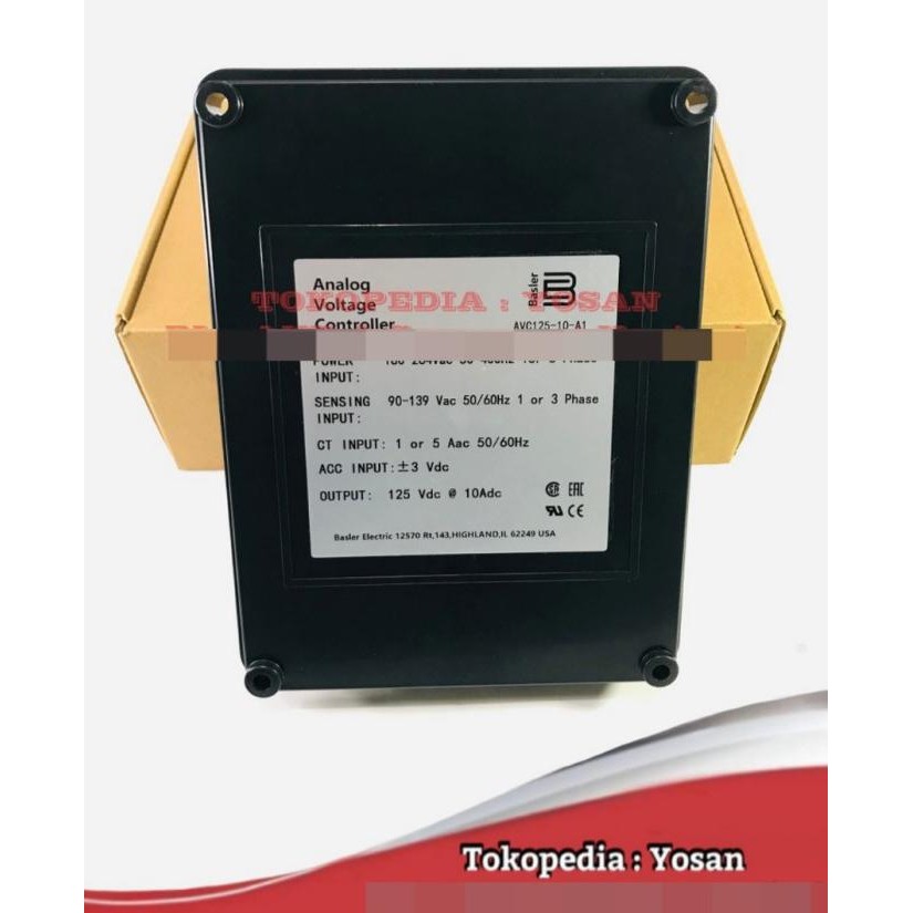 Jual Avr Generator Avc 125-10-A1 Basler Analog Voltage Controller ...