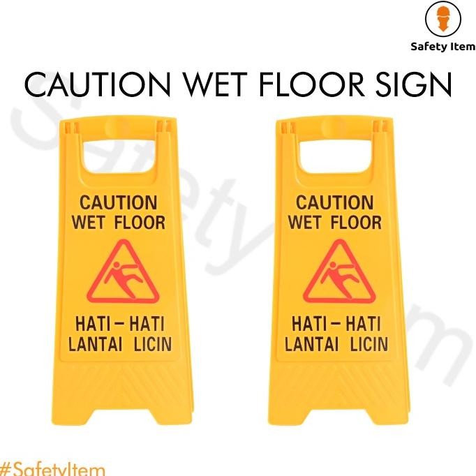 Jual Uy-23 Caution Wet Floor Sign / Warning Sign Wet Floor / Papan ... Jual Uy-23 Caution Wet Floor Sign / Warning Sign Wet Floor / Papan ...