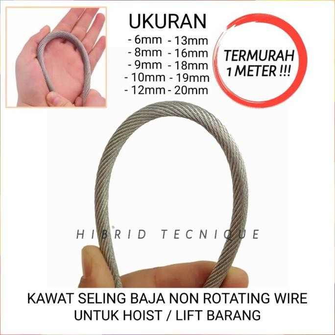Jual KAWAT SELING NON ROTATING 6 8 9 10 12 13 14 15 16 18 MM KAWAT ...