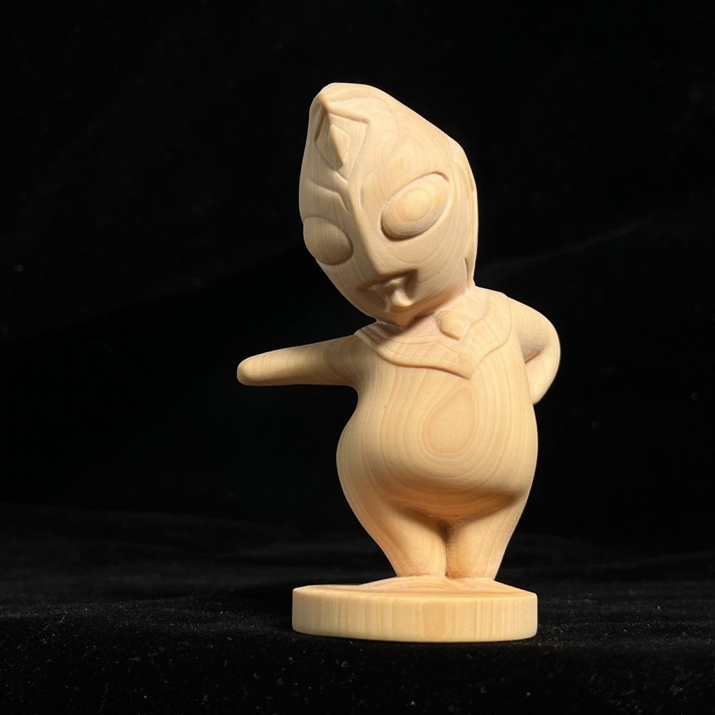 Jual Small Leaf Boxwood Ultraman Dyna Hand Pieces Handmade Wood Carving ...