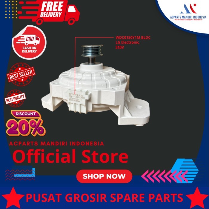 Jual LG SMART INVERTER MOTOR DINAMO MESIN CUCI TOP LOADING | Shopee ...