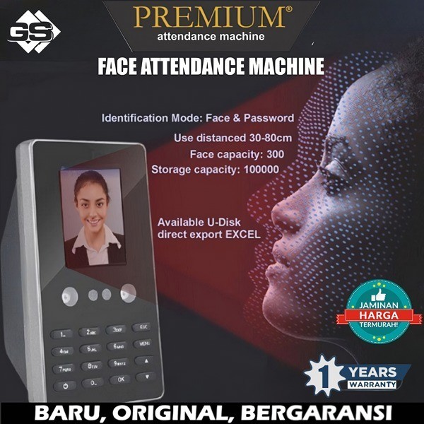 Jual MESIN ABSENSI / ABSEN MUKA / Absen WAJAH / FACE RECOGNITION MURAH ...