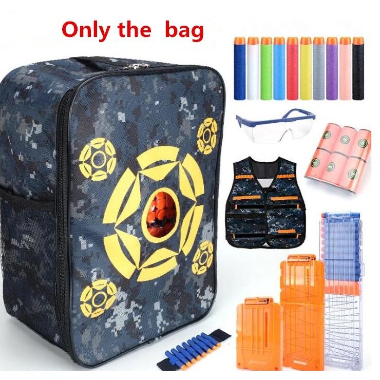 Jual TARGET POUCH STORAGE CARRY EQUIPMENT BAG FOR NERF GUNS DARTS N ...